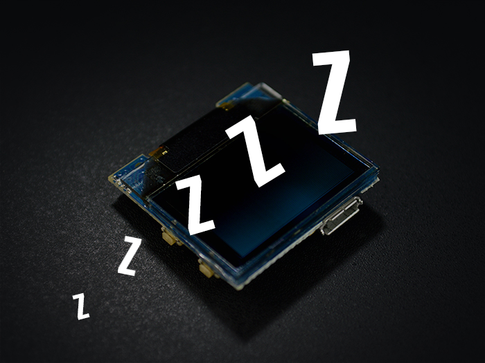 TinyScreen+ RTC Time Display, External Interrupt & Sleep Mode
