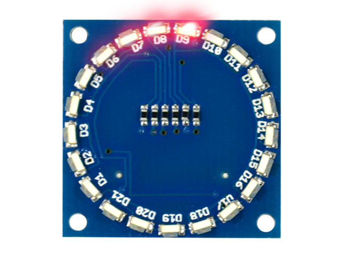 Circle Edge LED Shield | TinyShield | TinyCircuits.com