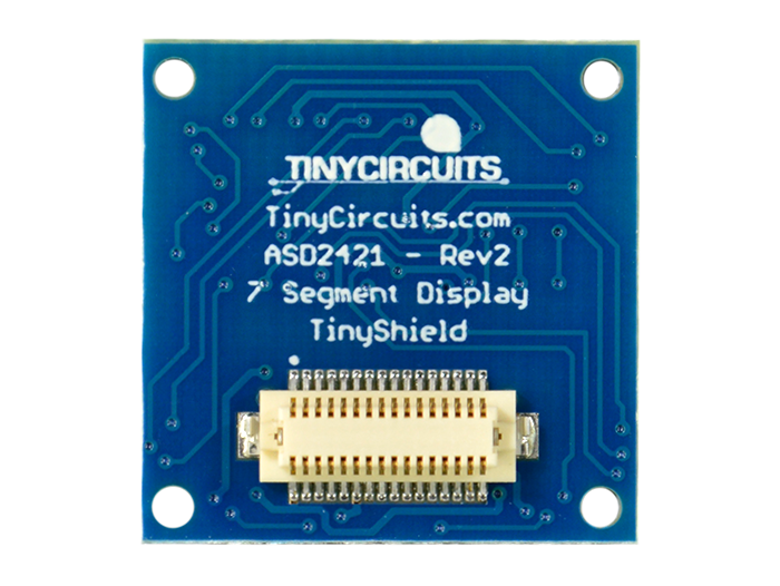 7-Segment Display Shield | TinyShield | TinyCircuits.com