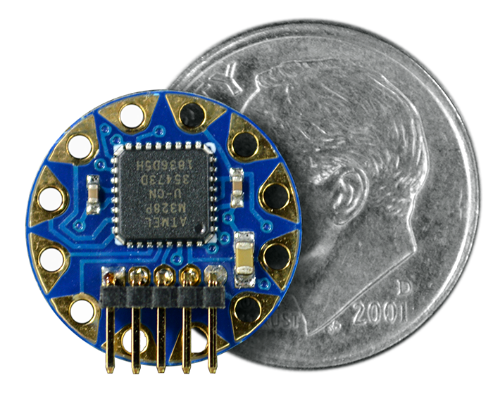 TinyLily Mini Processor | TinyLily e-Textiles | TinyCircuits