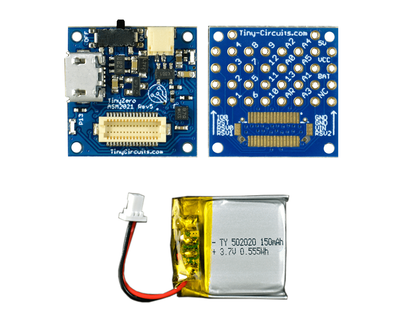 TinyZero Basic Kit | Project Kits | TinyCircuits.com