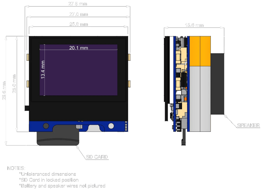 Tiny Video Player Kit | Project Kits | TinyCircuits.com